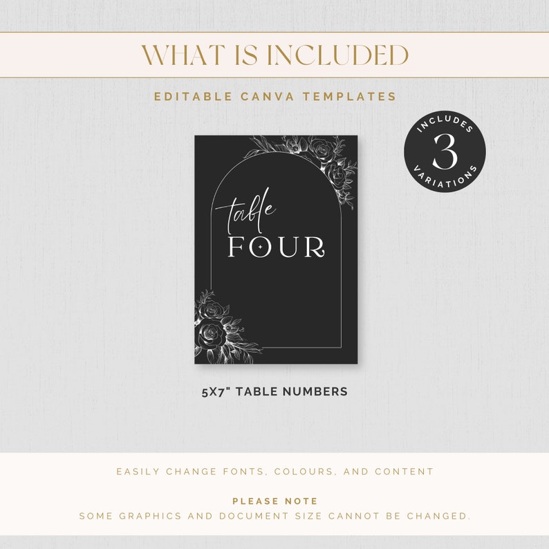 RIP Twenties Table Numbers, Gothic Black & White Floral 30th Birthday ...