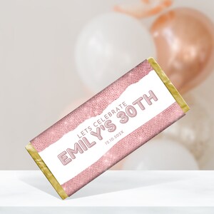 Dusky Pink Chocolate Bar Wrapper, Aldi Choceur 40g, Hershey's Candy ...