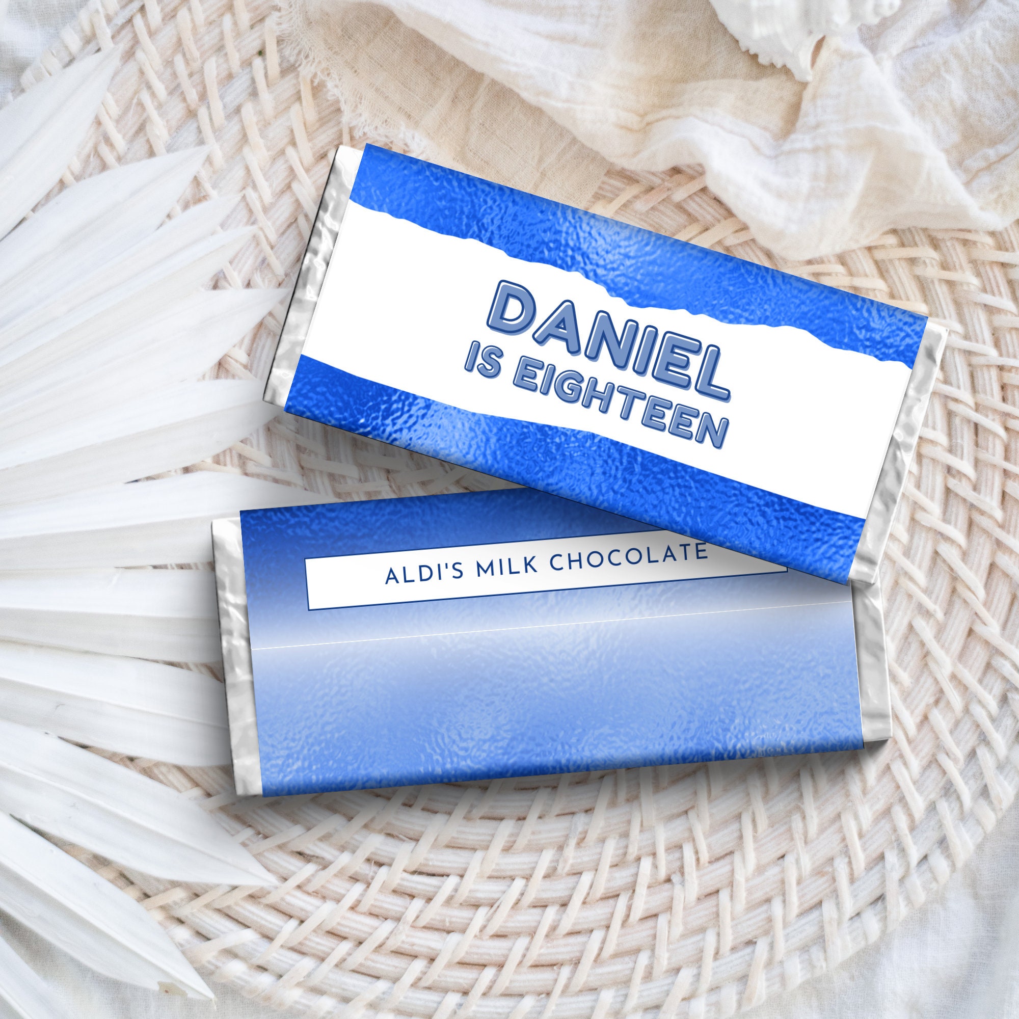 Royal Blue Chocolate Bar Wrapper, Aldi Choceur 40g, Hershey's Candy ...