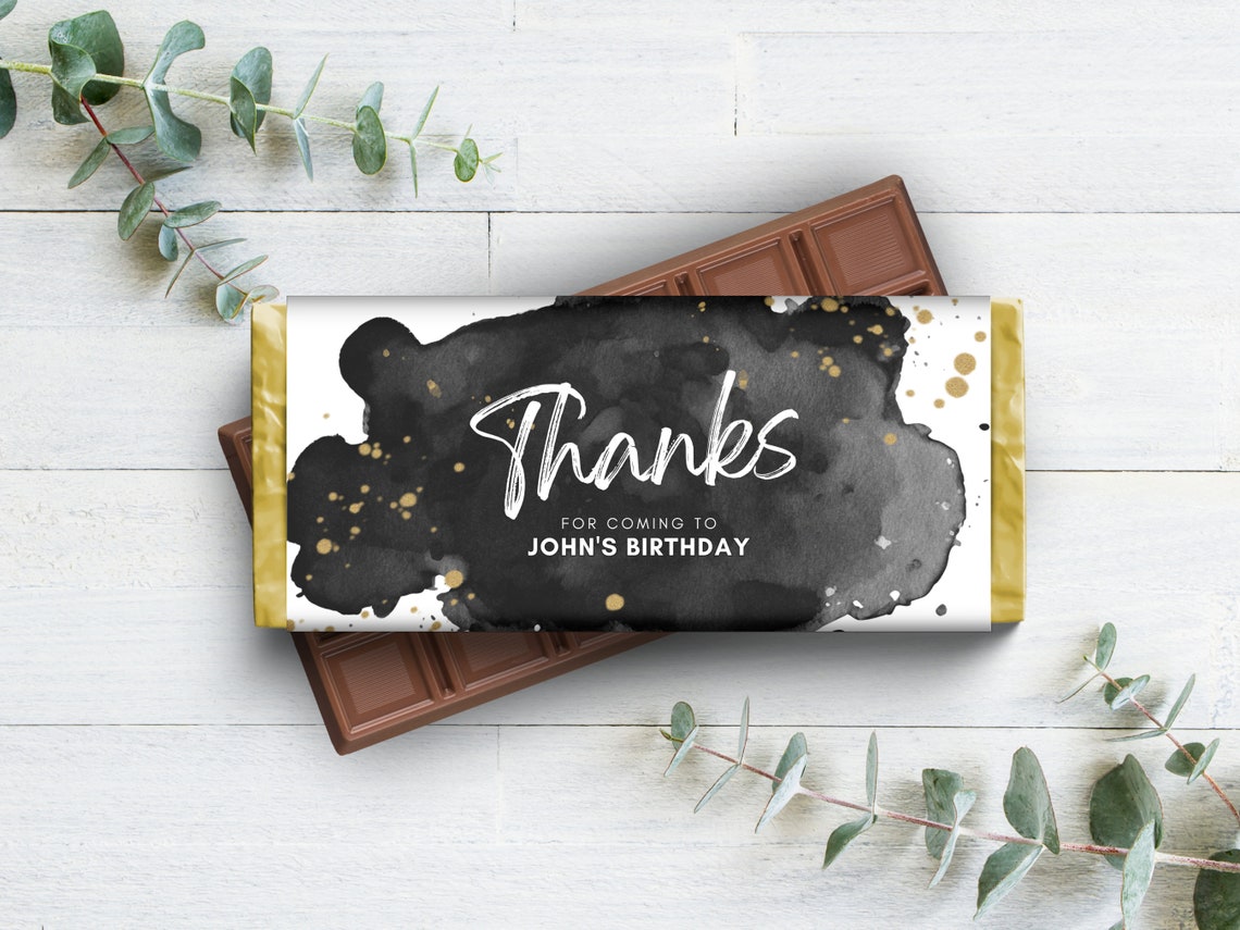 Black and Gold Chocolate Bar Wrapper, Aldi Choceur 40g, Hershey's Candy ...