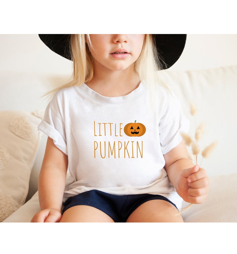 Little Pumpkin SVG, Kids Halloween Tshirt, Cute Fall Png, Fall Png ...