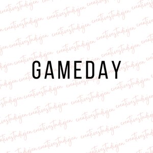 Gameday Svg, Cheerleader Svg, Team Spirit Svg, Gameday Shirt Svg, Cheer ...