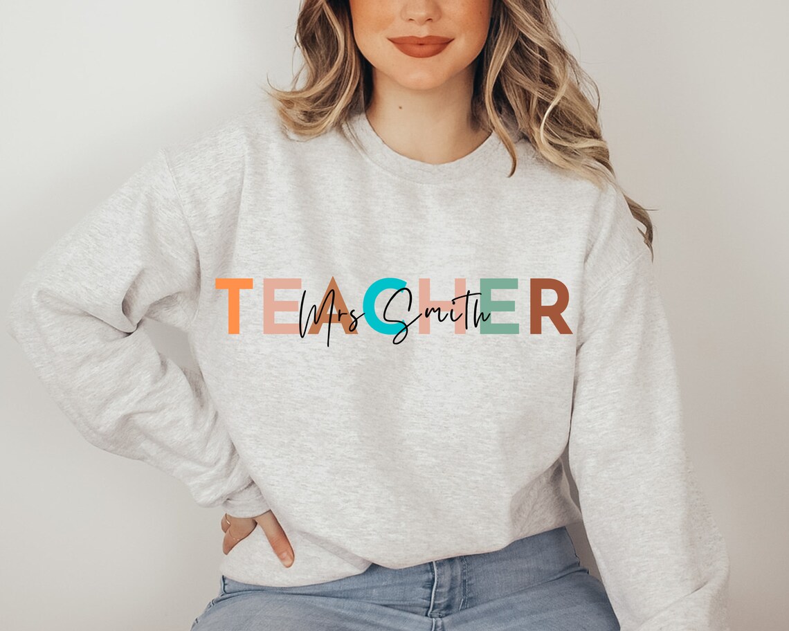Teacher SVG File Custom, Teacher Svg, Teacher Shirt SVG, Teacher SVG ...
