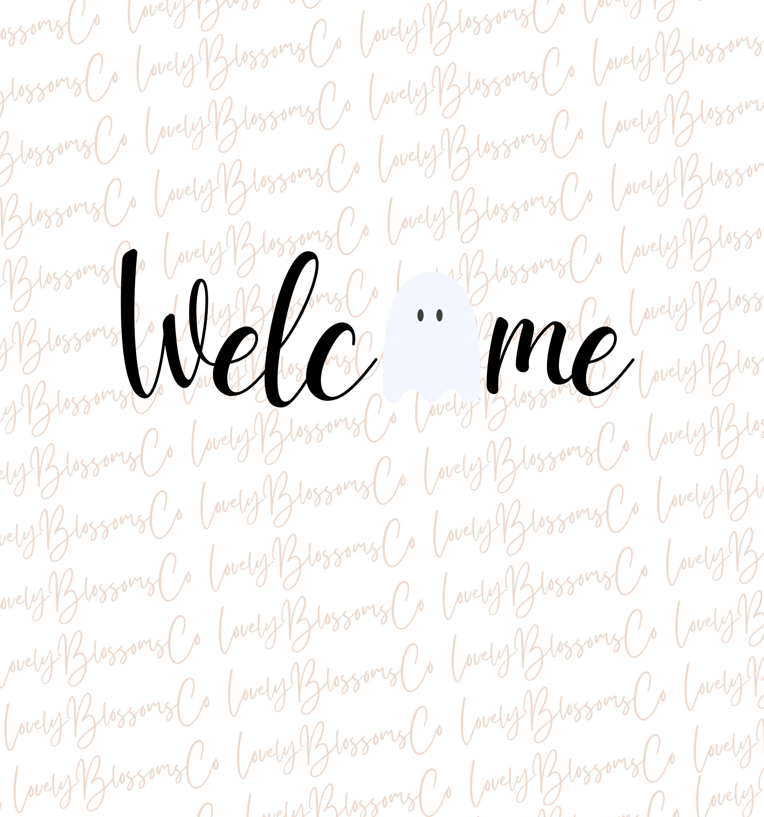 Welcome Svg, Welcome Ghost SVG, Fall Svg, Png Instant Download, Pumpkin ...