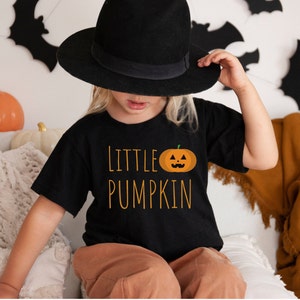 Little Pumpkin SVG, Kids Halloween Tshirt, Cute Fall Png, Fall Png ...