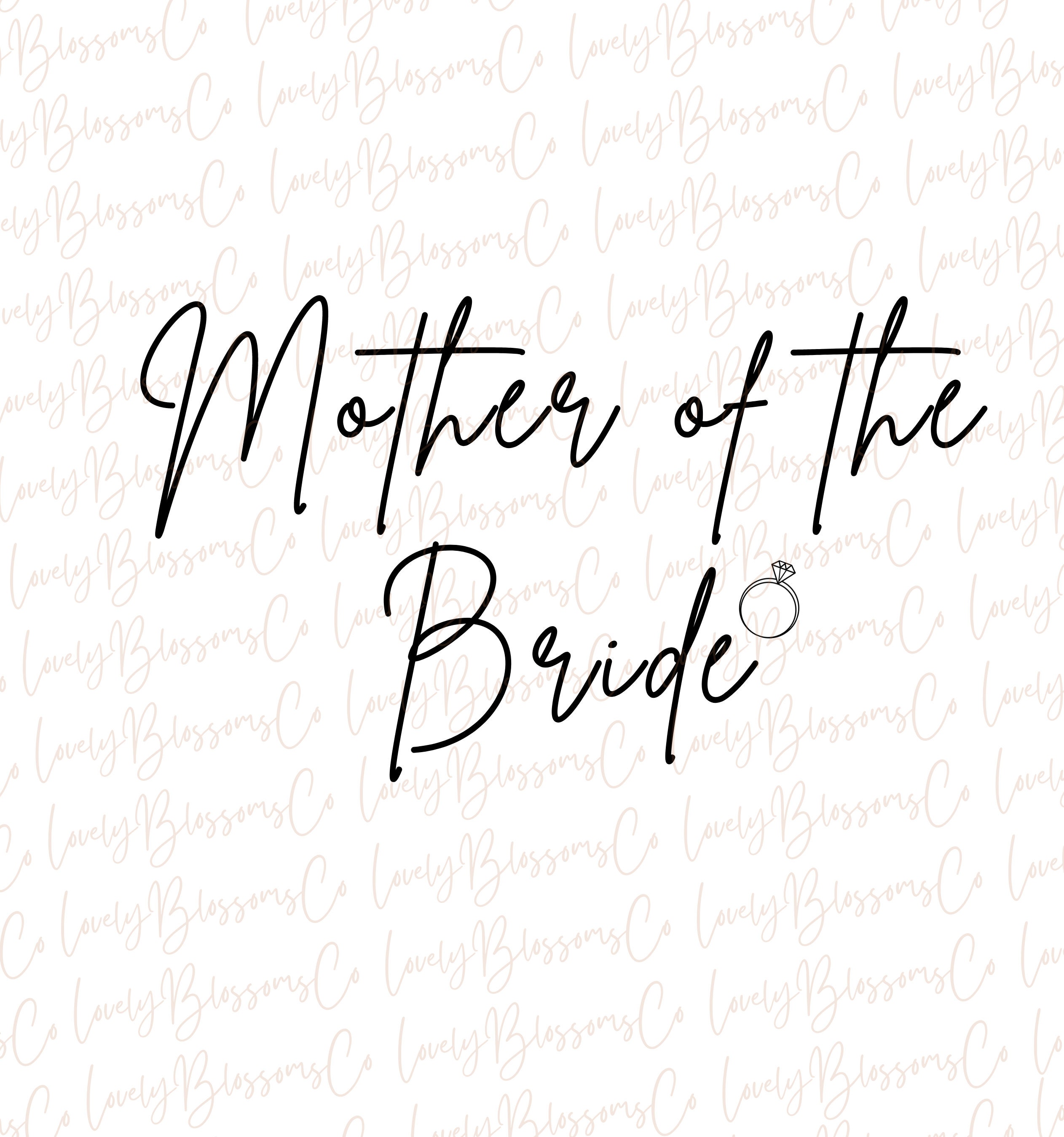 Mother of the Bride Svg, Bridesmaid Svg, Bride Svg, Bachelorette Party ...