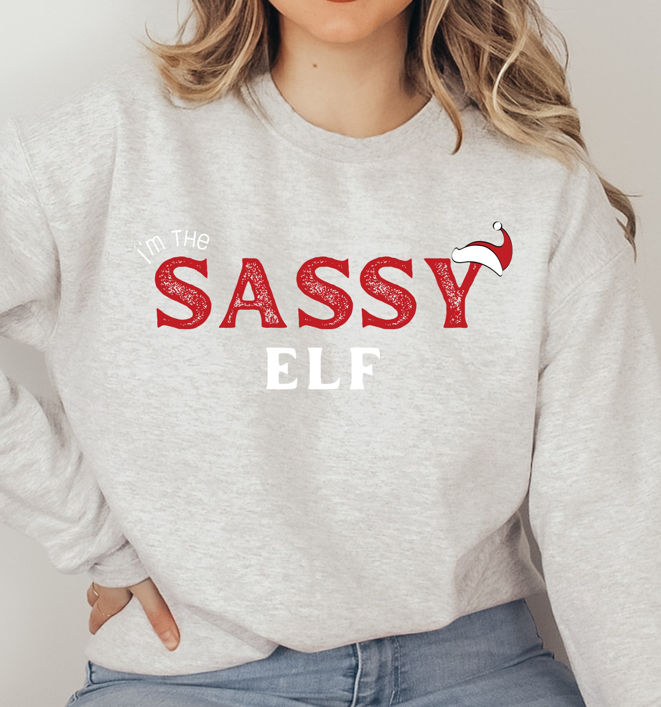 I'm the Sassy Elf Svg File, Christmas Shirt Svg, Funny Christmas Svg ...