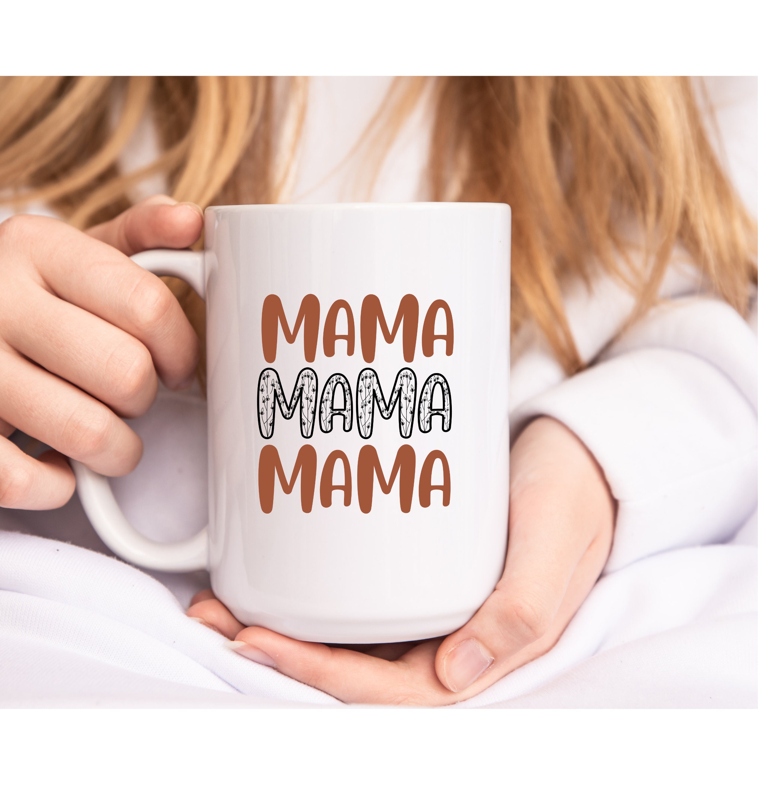 MAMA Botanical Svg, Floral Svg, Flower Svg, Minimalist Flower Bouquet ...