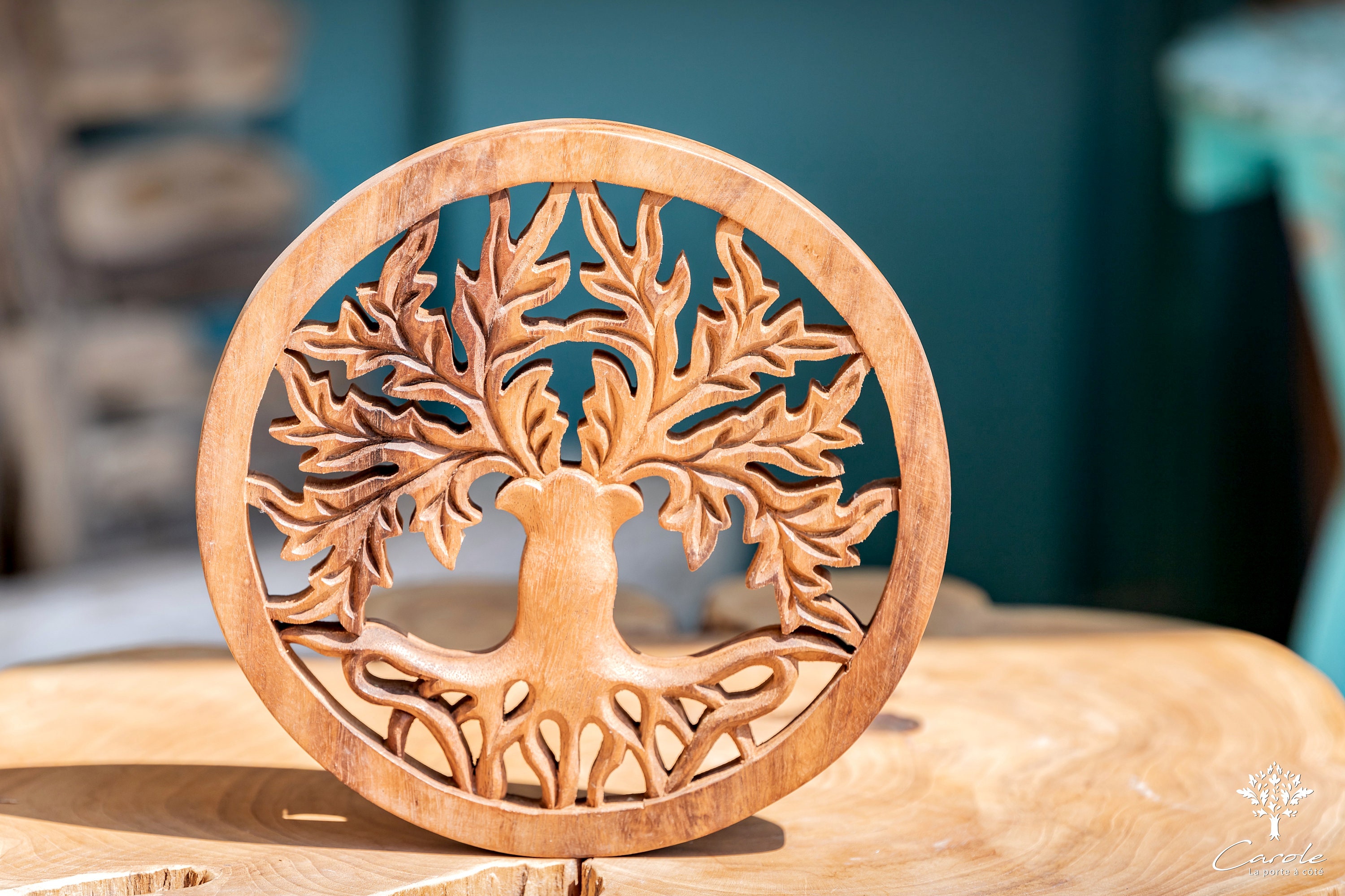 Carved Tree of Life Tree of Life Suar Wall Decoration - Etsy