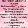 The Lords Prayer, Our Father Prayer Card. A5 With Envelope Catholic ...