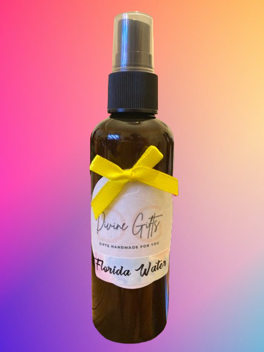 Divine Gifts Florida Water Spray Bottle, for Cleansing, Protection ...