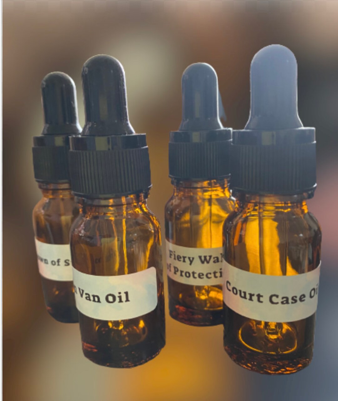 Hoodoo Magickal Oils, Court Case, Van Van, Crown of Success, Fiery Wall ...