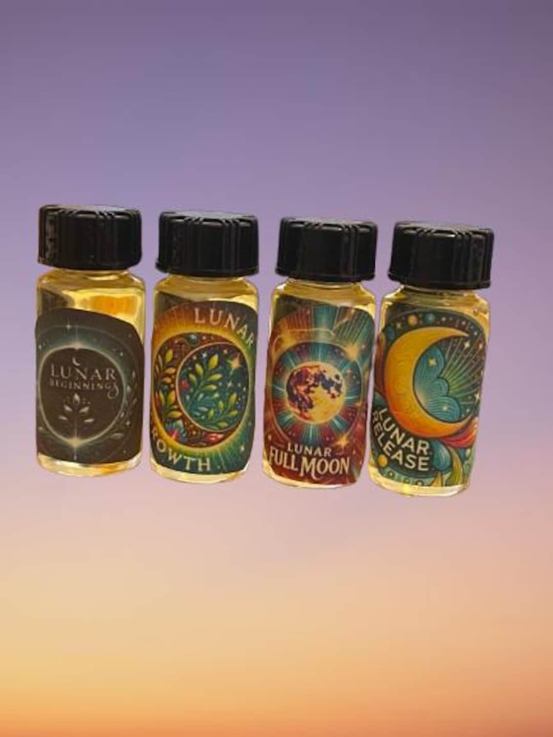 Divine Gifts Lunar Moon Oil Set – Manifestation, Release, Illumination ...