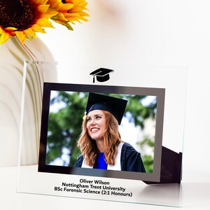 Personalised Graduation Photo Frame for Graduate Cap Photo Frame ...