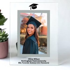 Personalised Graduation Photo Frame for Graduate Cap Photo Frame ...