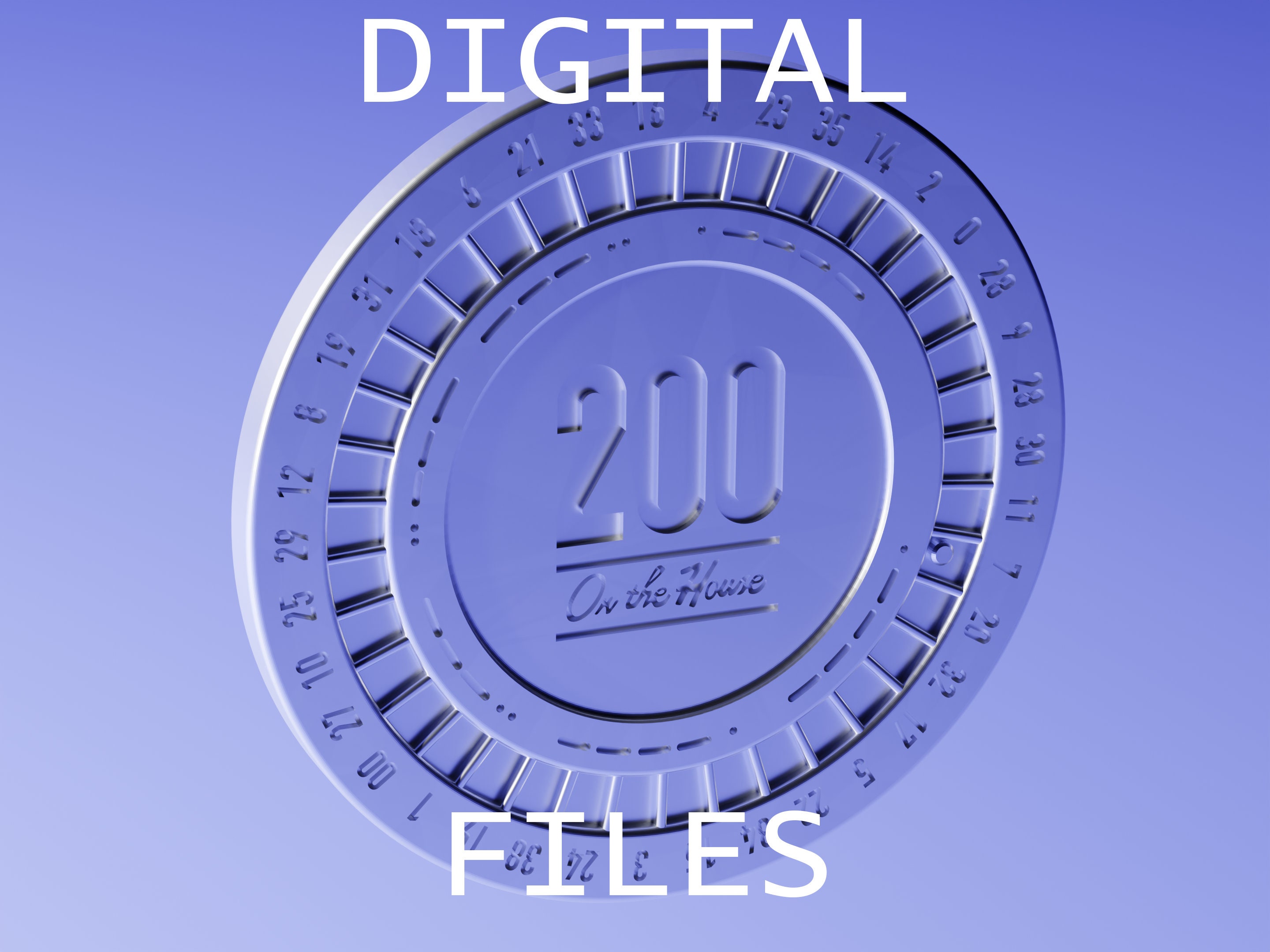 Platinum Chip (fallout New Vegas) - 3D Printing Files - Etsy