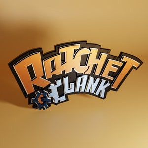 Ratchet and Clank Logo ratchet and Clank 3D Printing Files - Etsy