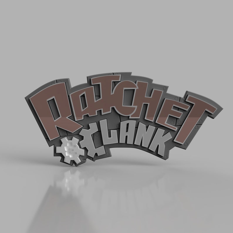 Ratchet and Clank Logo ratchet and Clank 3D Printing Files - Etsy