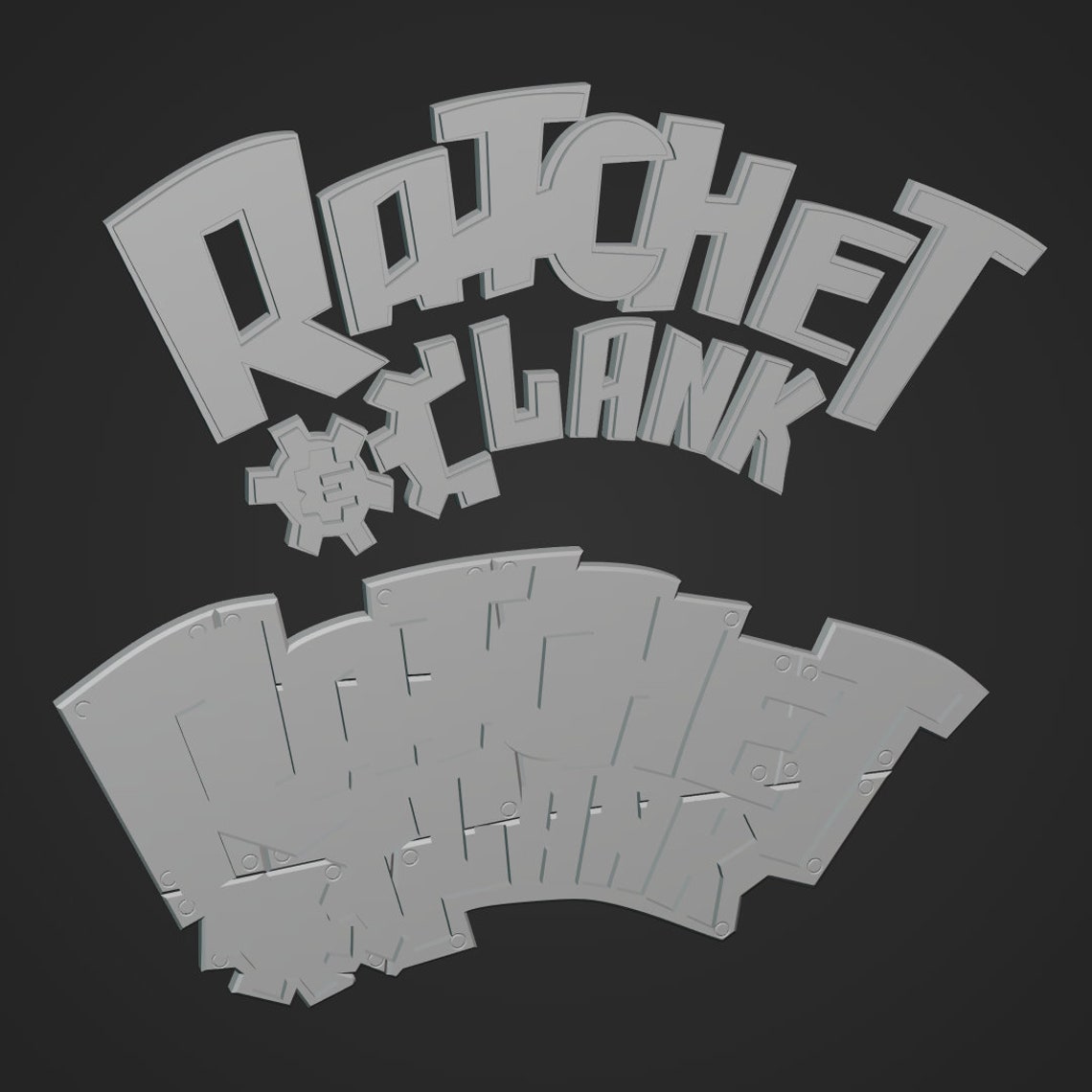 Ratchet and Clank Logo ratchet and Clank 3D Printing Files - Etsy
