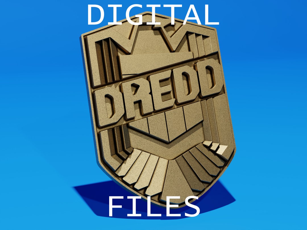 Judge Dredd Badge (dredd 2012) - 3D Printing Files - Etsy