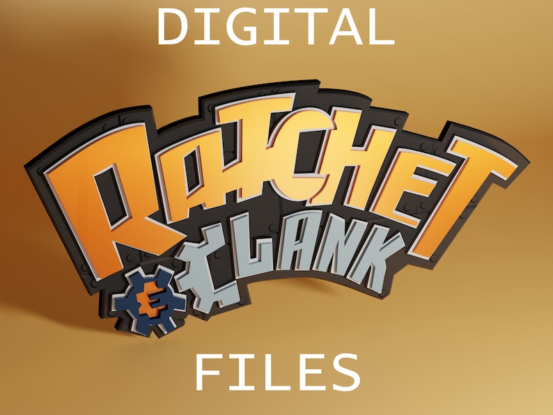 Ratchet and Clank Logo ratchet and Clank 3D Printing Files - Etsy