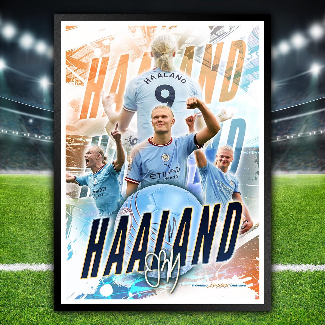 Erling Haaland, Printable Wall Art, Digital Poster, Instant Download - Etsy