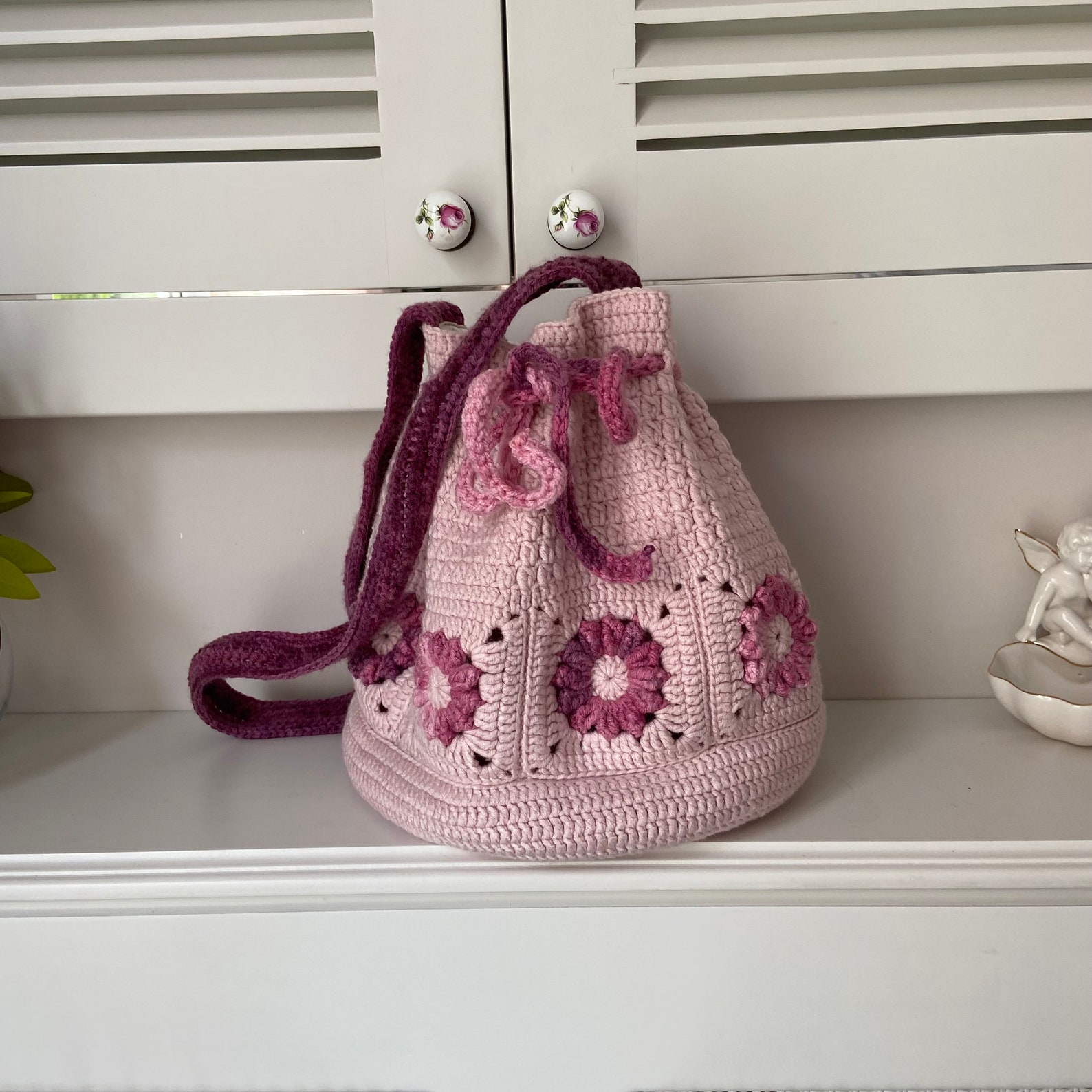 Custom Order Crochet Bag, Custom Granny Square Bag, Retro Bag, Hippie ...