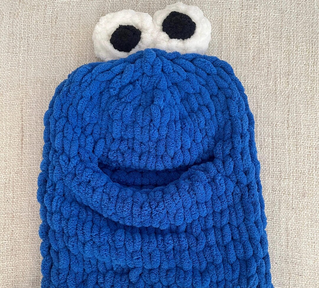 Monster Mask Balaclava , Ski Mask ,ski Helmet Cover, Krümelmonster Mask ...