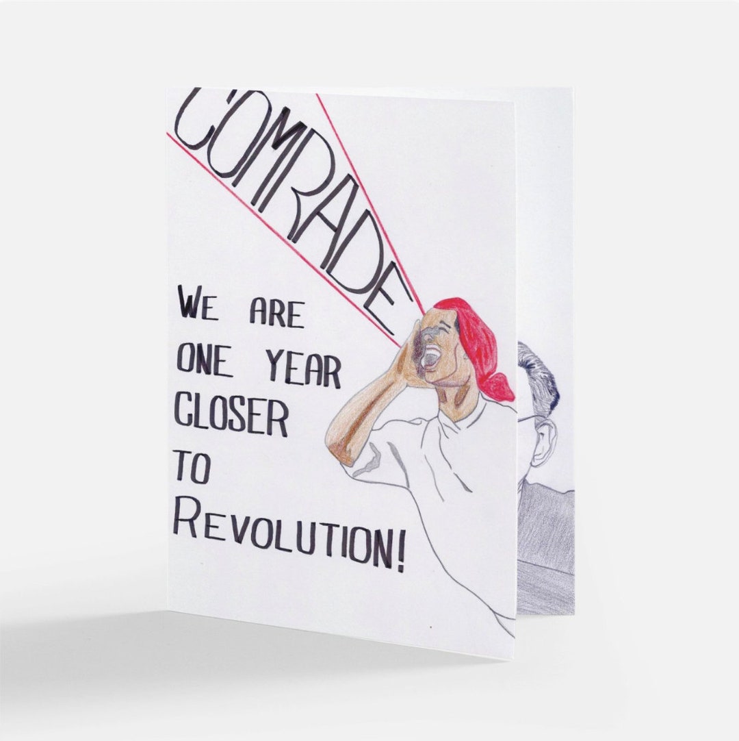 Comrade Trotsky Birthday Card - Etsy