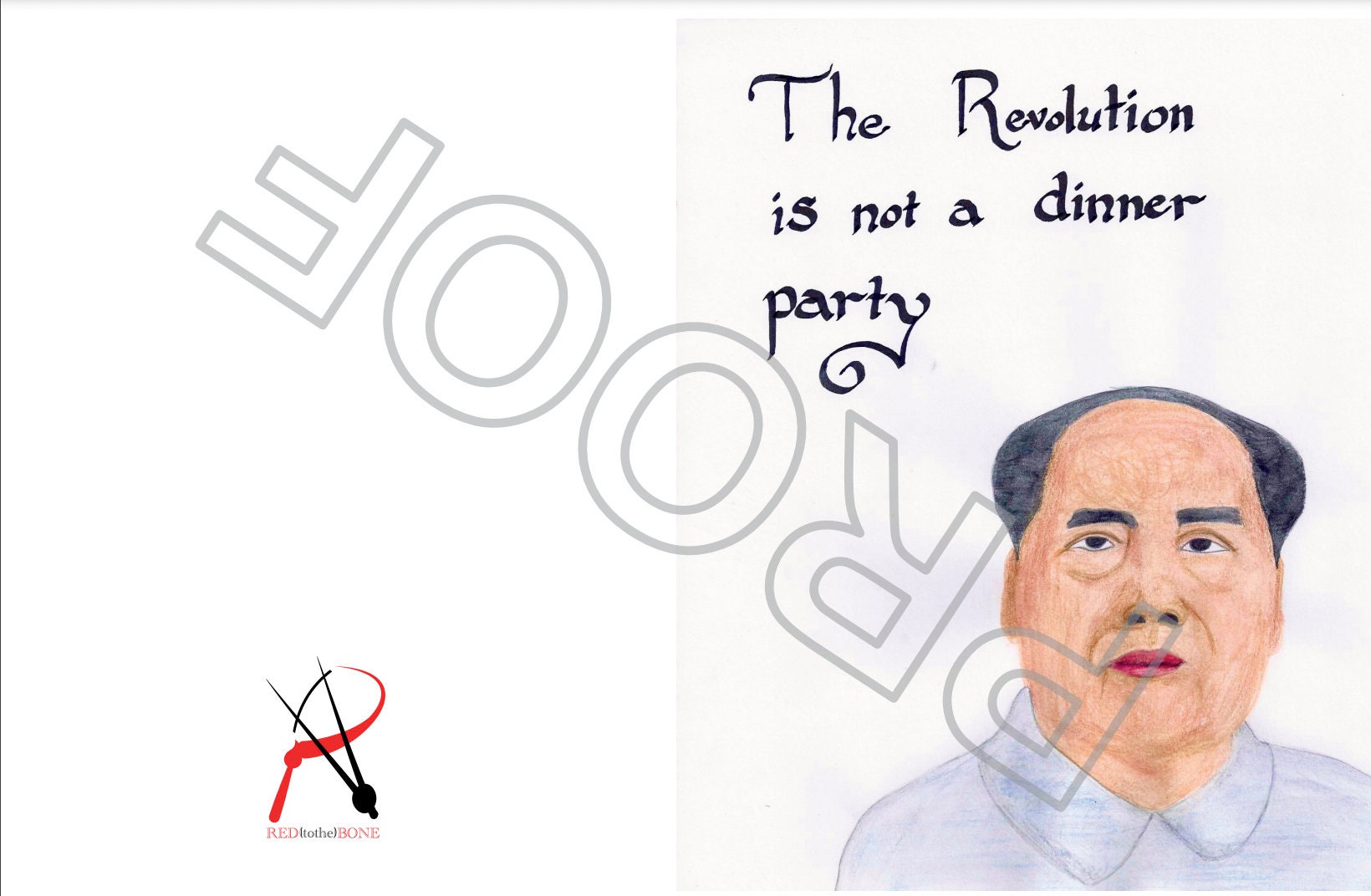 The Revolution is a Birthday Party Mao Birthday Card - Etsy