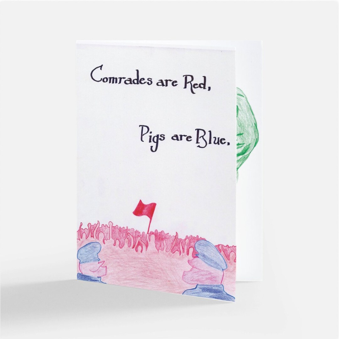 Comrades Are Red! Fidel Valentine's Card - Etsy