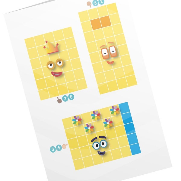 Numberblocks 31 to 40 - Etsy