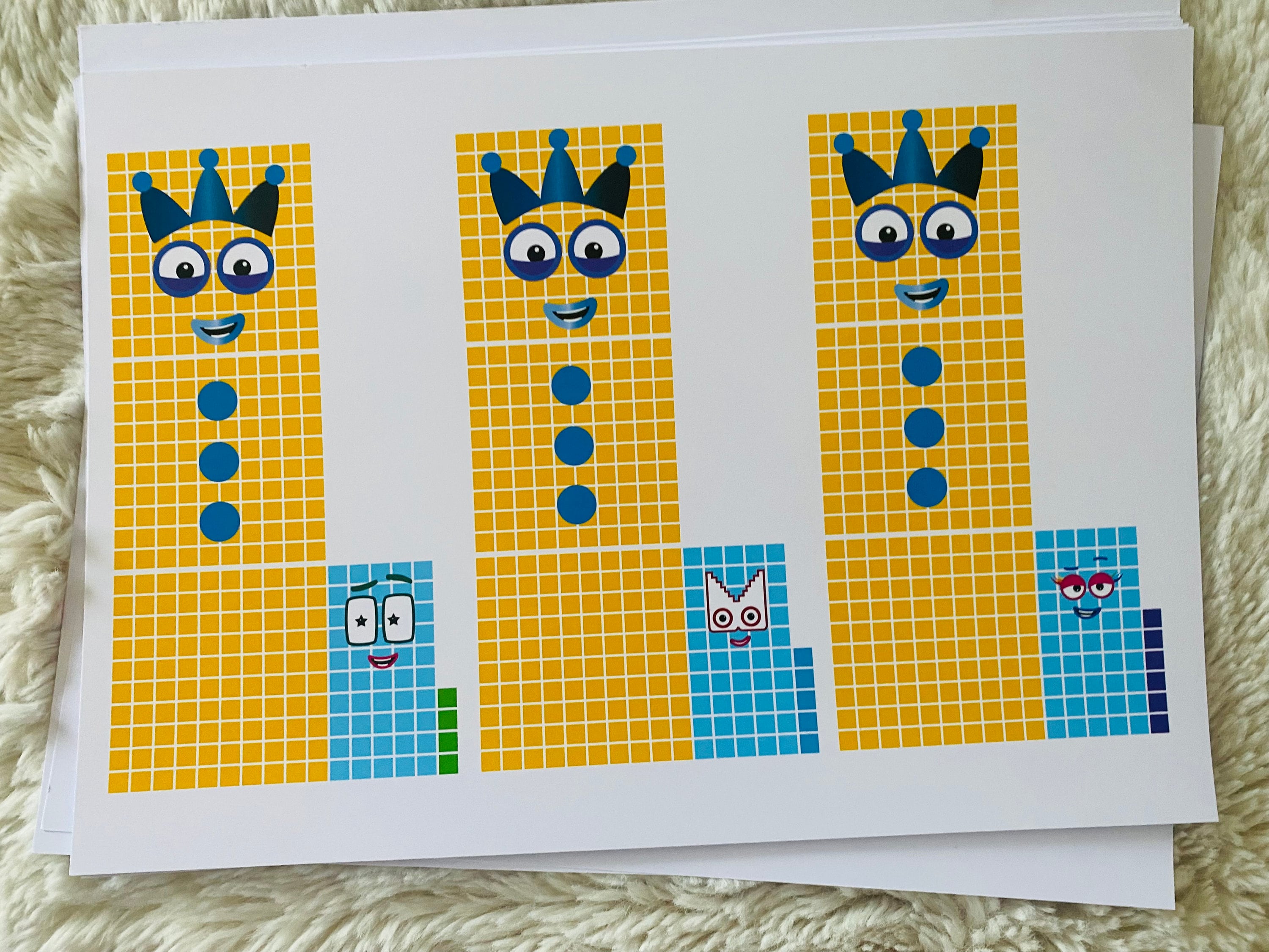 Numberblocks 300-399 Mini Hundreds Instant Download PDF - Etsy UK