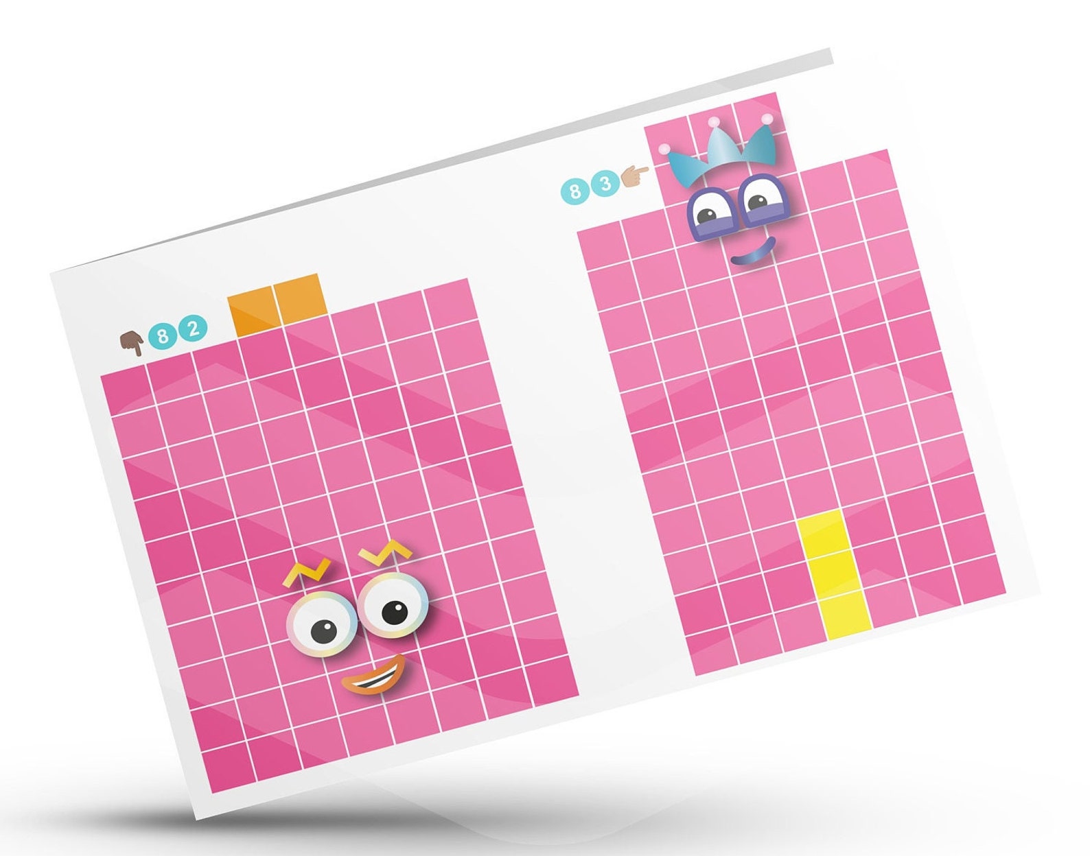 Numberblocks Face Stickers 80-89 Instant Download PDF / PNG - Etsy UK