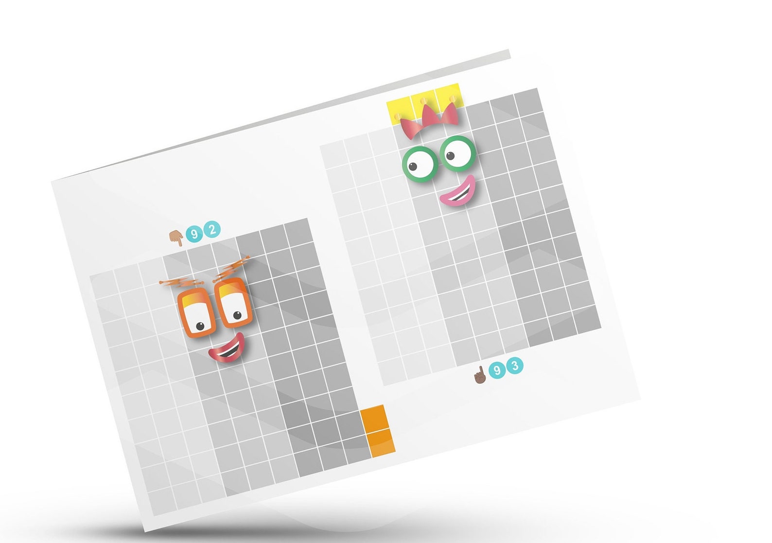 BUNDLE Numberblocks Face Stickers 1-1000 Instant Download - Etsy UK