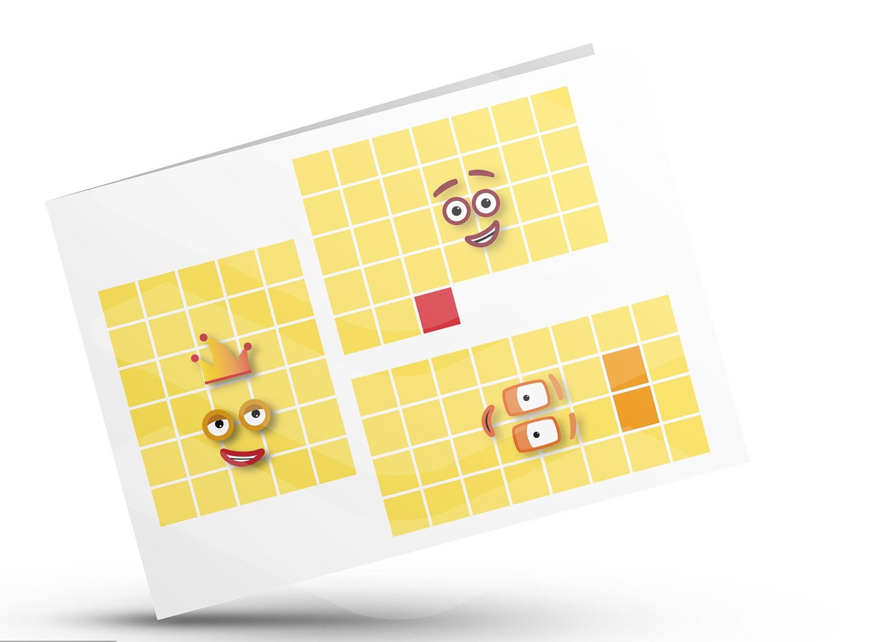 BUNDLE Numberblocks Face Stickers 1-1000 Instant Download - Etsy Canada