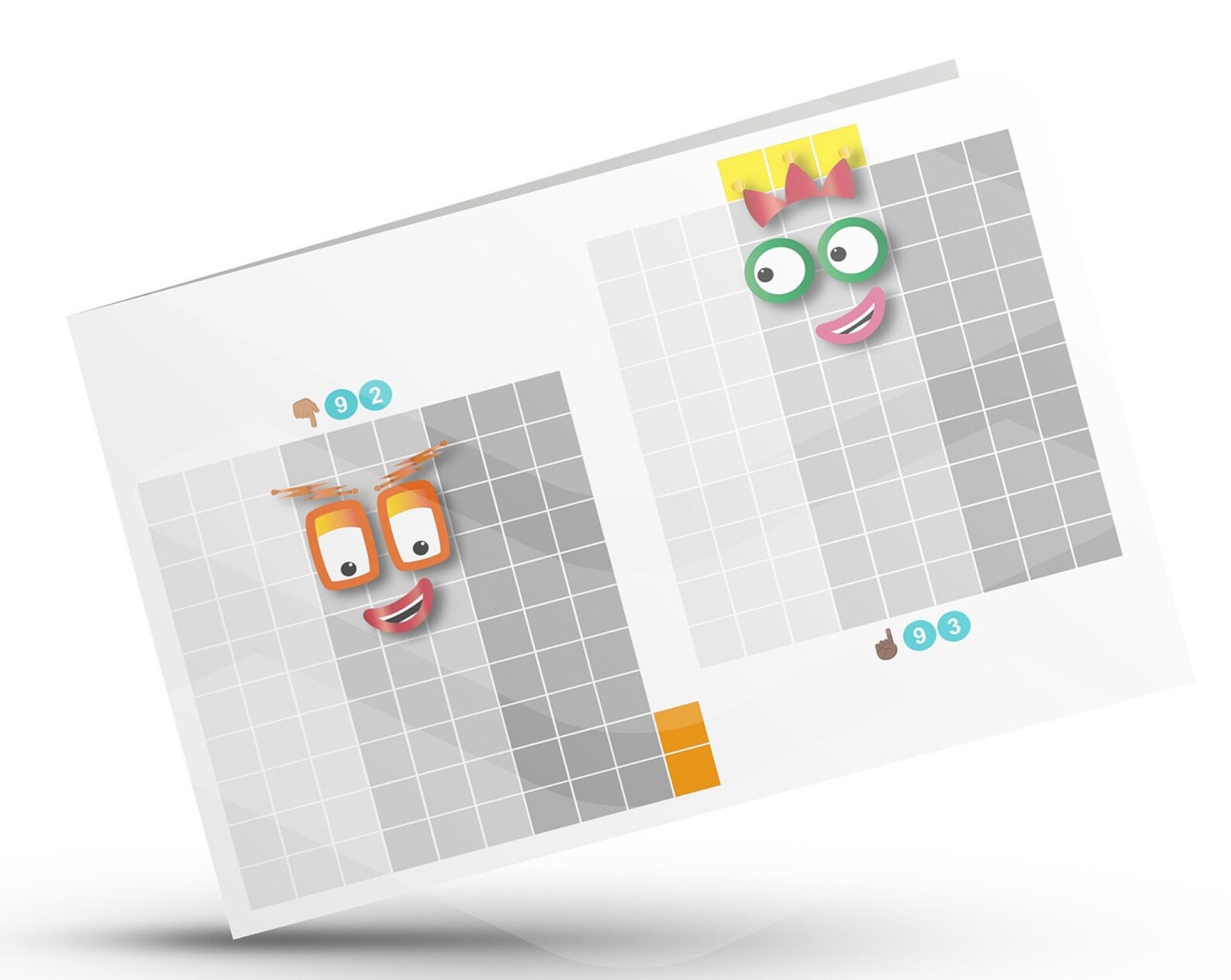 Numberblocks Face Stickers 90-99 Instant Download PDF / PNG - Etsy Polska