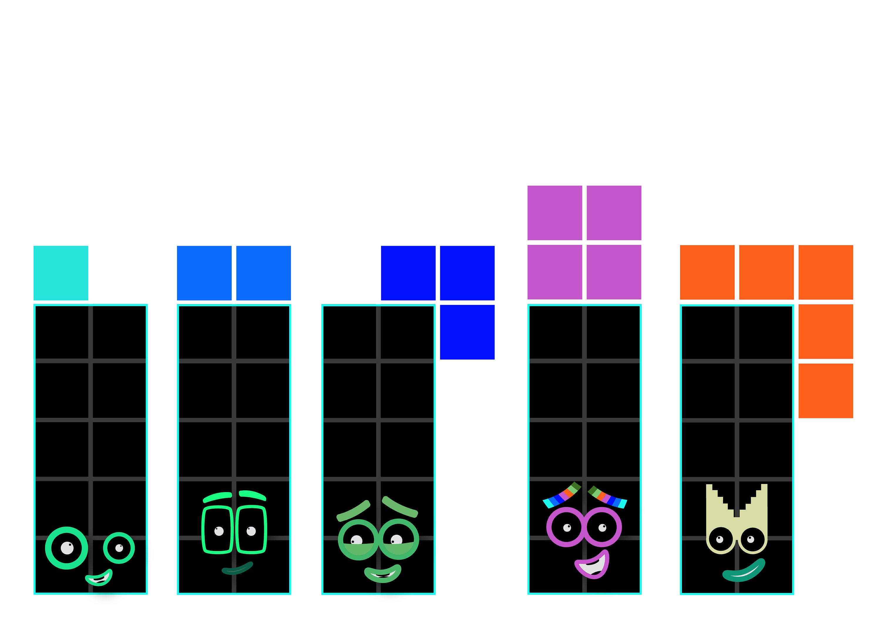 Negative Numberblocks Stickers 1 to 1000 BUNDLE | Etsy UK