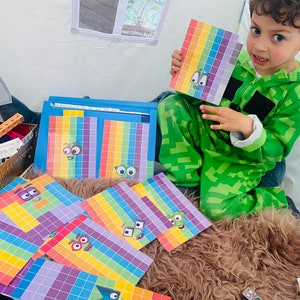 Numberblocks Face Stickers 70-79 Instant Download PDF / PNG - Etsy Canada