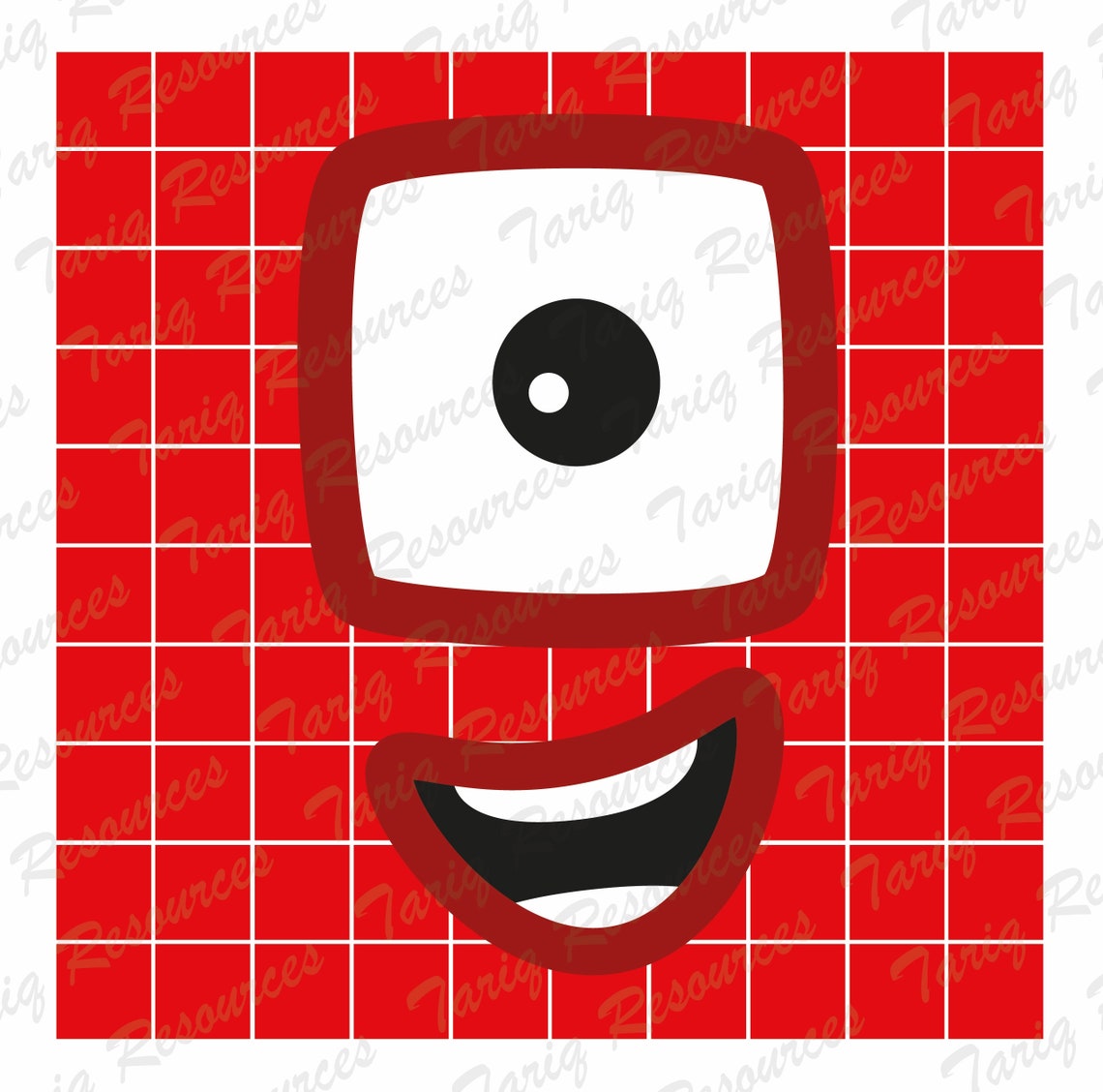 Numberblocks Faces 100 1000 Instant Download PDF / PNG - Etsy Denmark