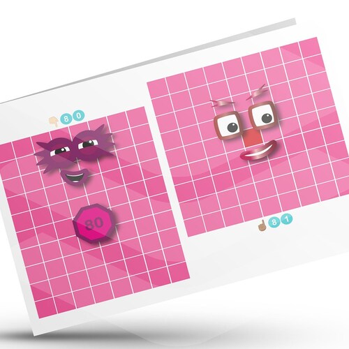 Numberblocks Face Stickers 30-39 Instant Download PDF / PNG - Etsy ...