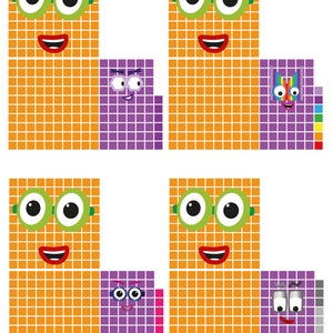 Numberblocks 200-299 Mini Hundreds Instant Download PDF - Etsy UK