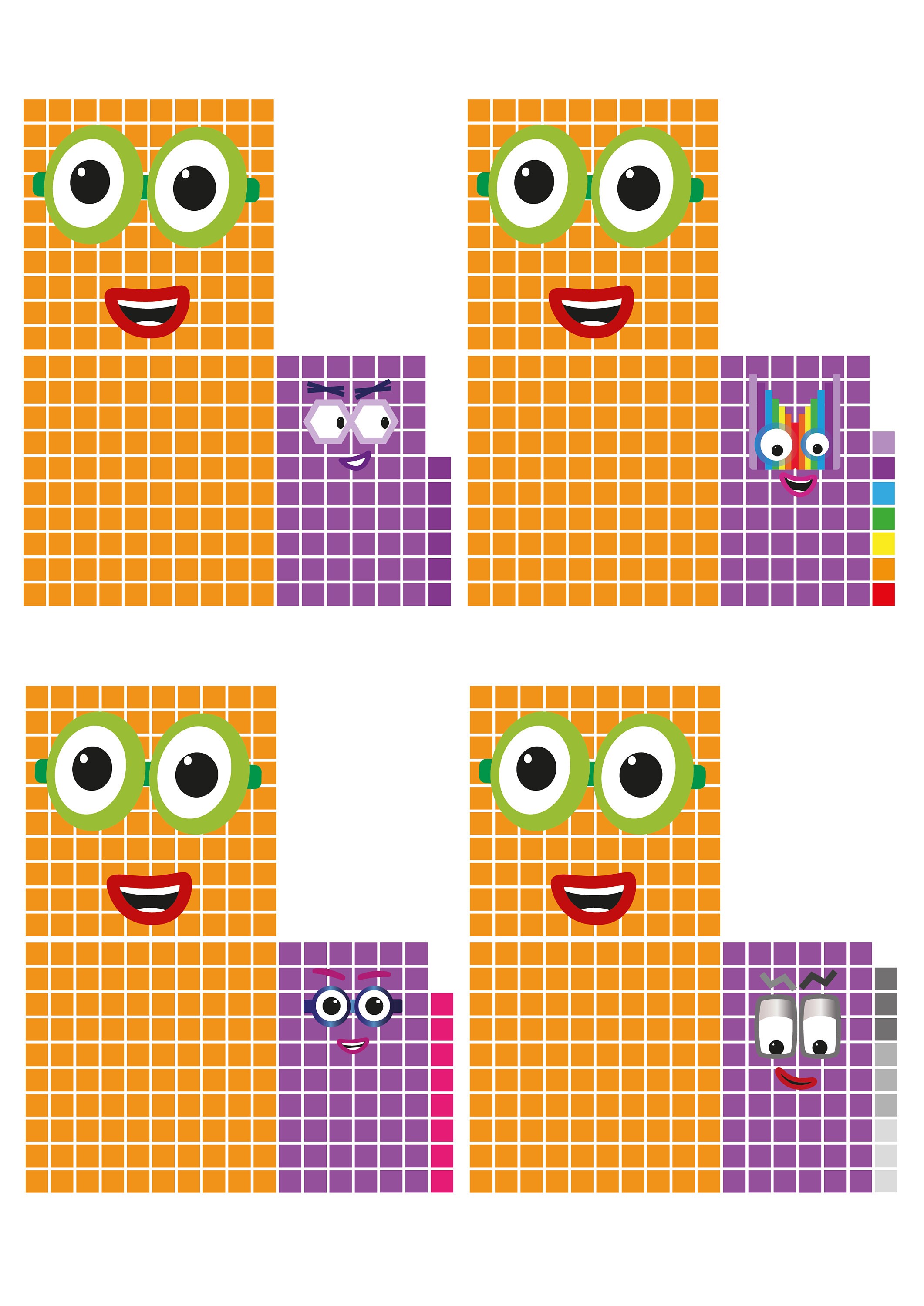 Numberblocks 200-299 Mini Hundreds Instant Download PDF - Etsy