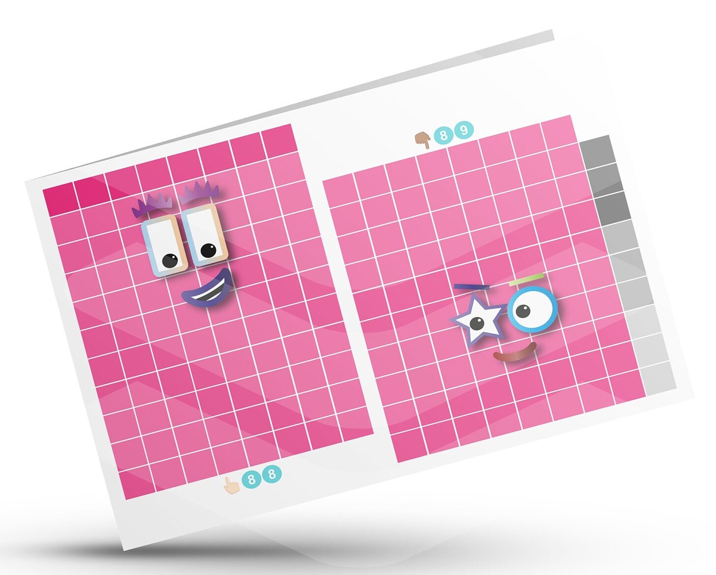 Numberblocks Face Stickers 80-89 Instant Download PDF / PNG - Etsy UK