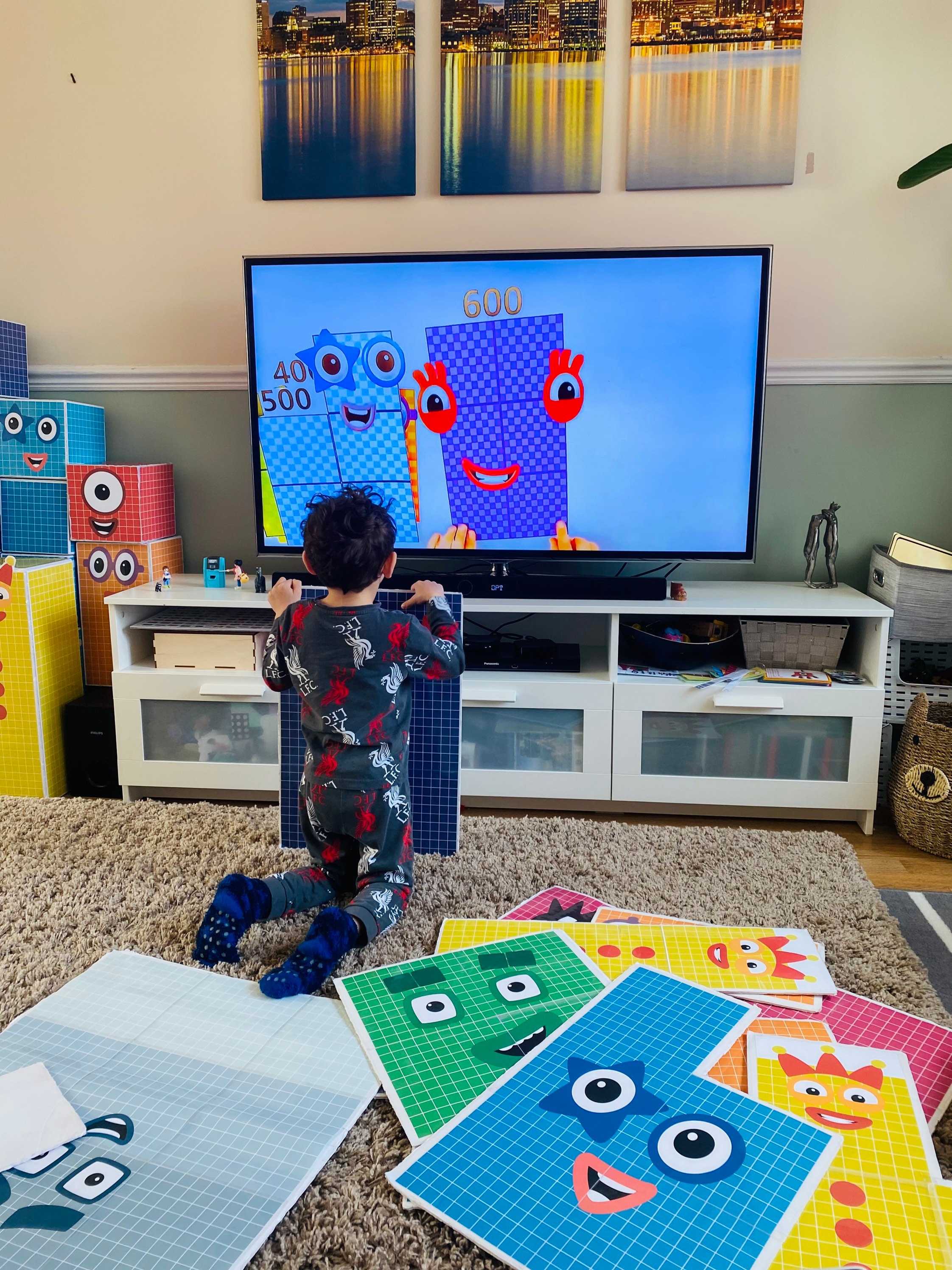 Numberblocks Faces 100 1000 Instant Download PDF / PNG - Etsy Portugal