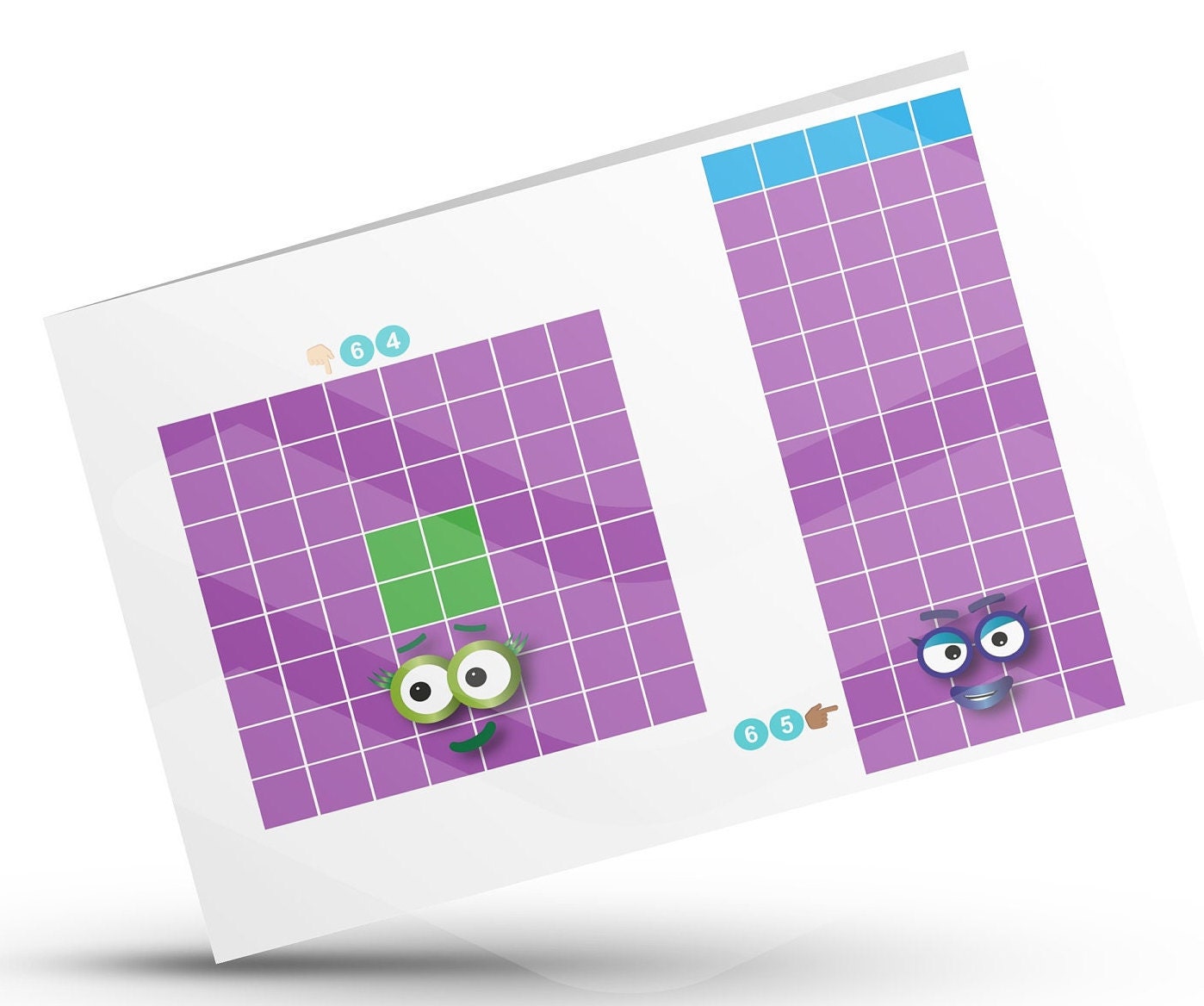 Numberblocks Face Stickers 60-69 Instant Download PDF / PNG - Etsy España