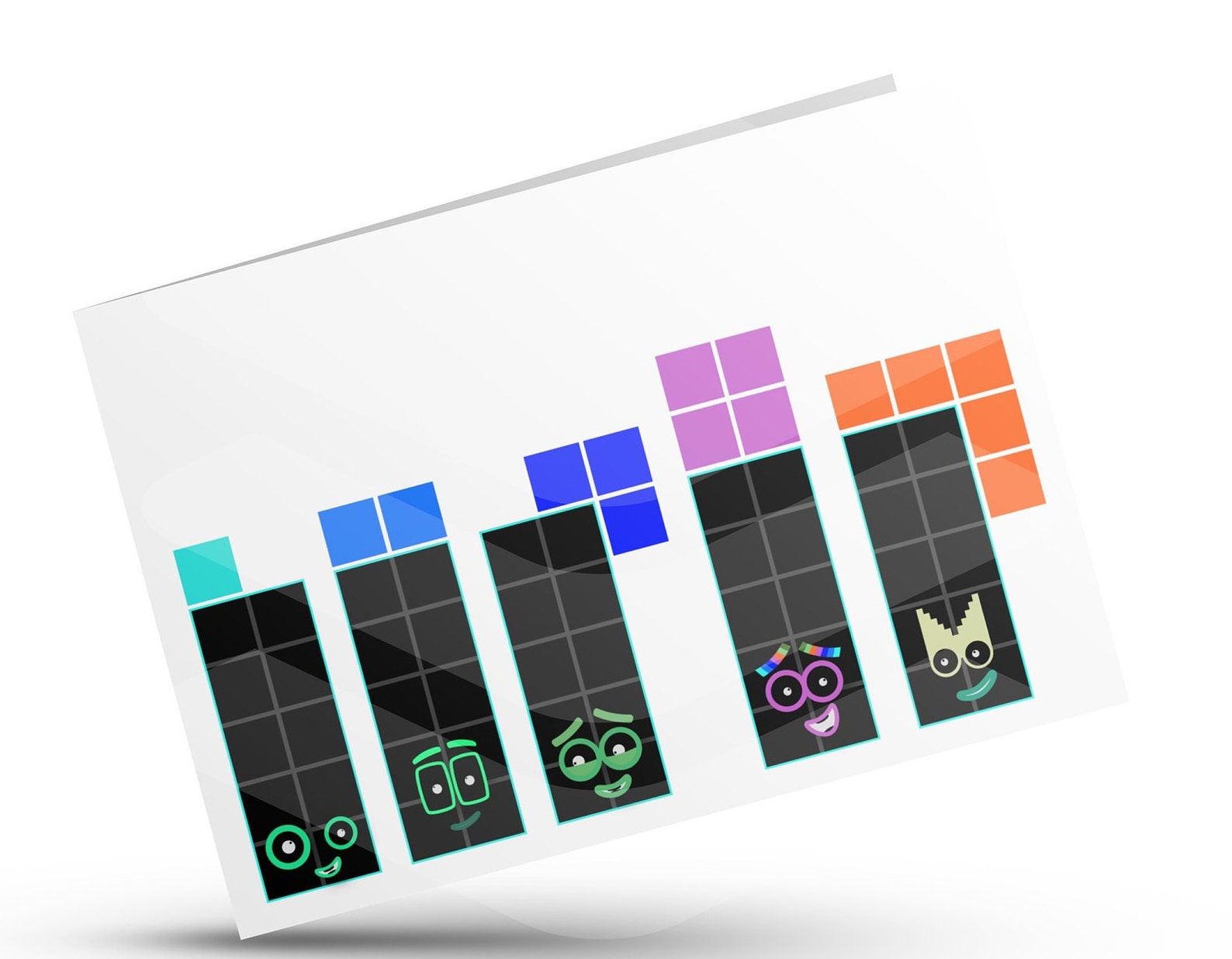 Negative Numberblocks Stickers 1 to 1000 BUNDLE Instand - Etsy