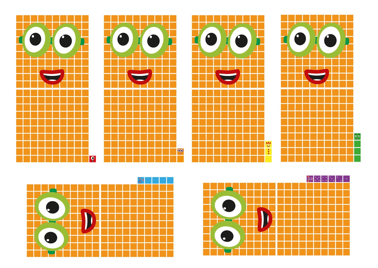 Numberblocks 200-299 Mini Hundreds Instant Download PDF - Etsy