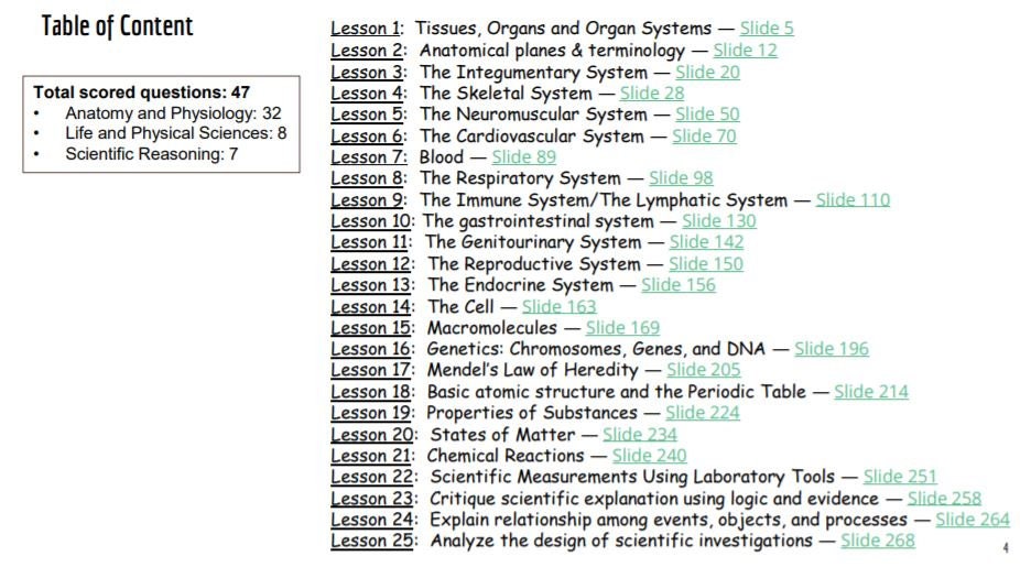 ATI TEAS Prep Series-a Powerpoint Study Guide for SCIENCE With Free ...