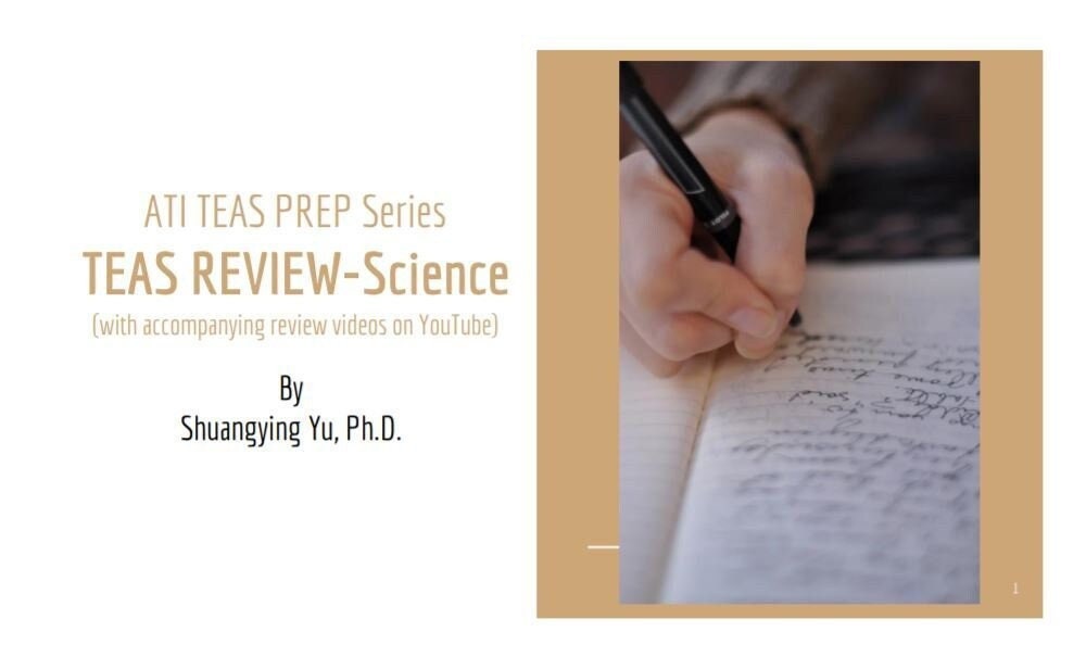 ATI TEAS Prep Series-a Powerpoint Study Guide for SCIENCE With Free ...
